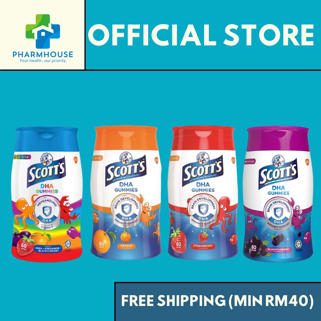 Scott's DHA Chewable Gummies 60's | Shopee Malaysia