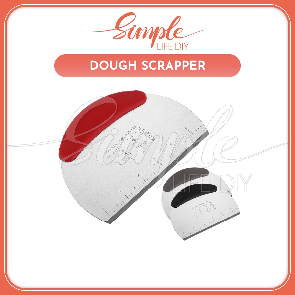 (Ready stocks) Dough Scraper DIY Baking Shaving Cutter Scale Cutters ...