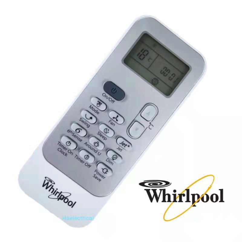 NEW Whirlpool Air Cond Remote Control (Selected Model) | Shopee Malaysia