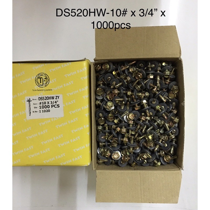 TF DS520HW Self Drilling Screw 10# x 3/4” / Screw Bumbung | Shopee Malaysia