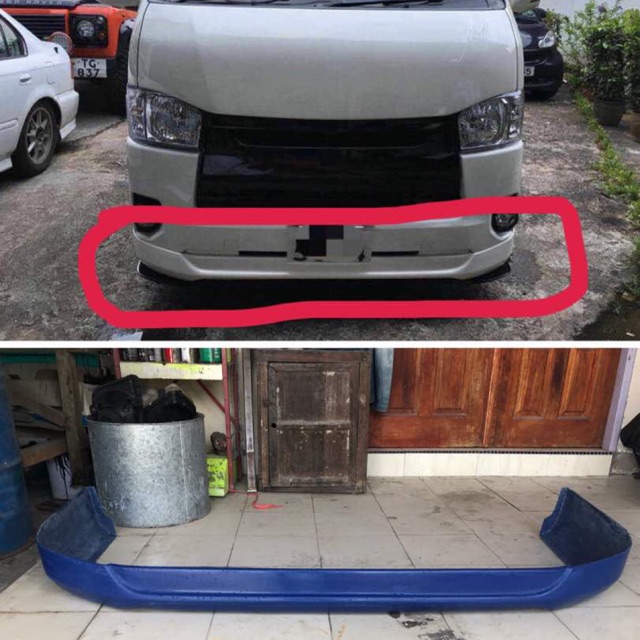 TOYOTA HIACE 2014 UP ESSEX FRONT LIPS | Shopee Malaysia