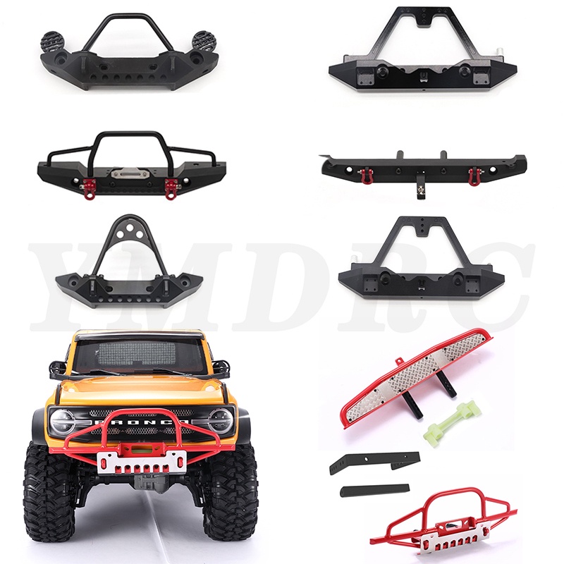 Metal Front Rear Bumper Suitable For 1/10 TRAXXAS TRX4 Bronco SCX10 III ...