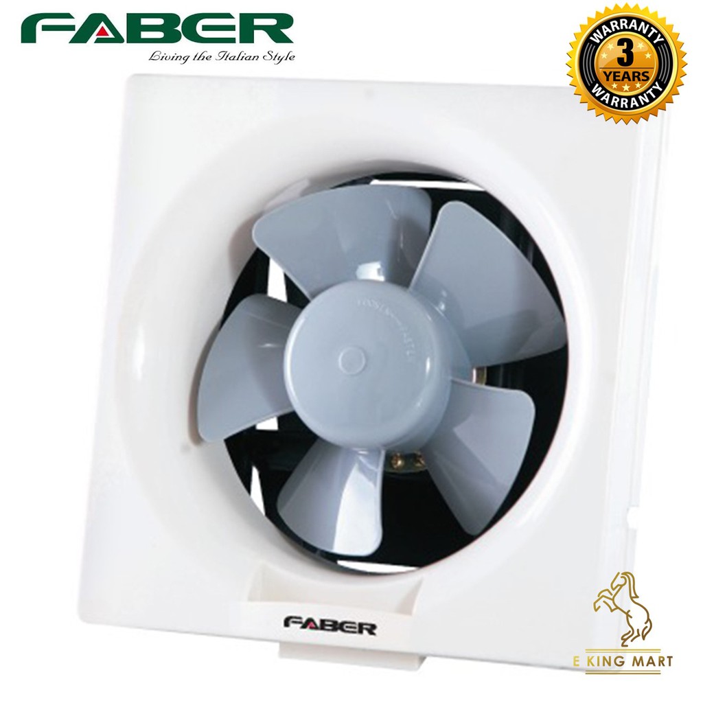 Faber 10" Wall Type Exahaust Fan Ventilation Fan FV10W With 3 Year ...