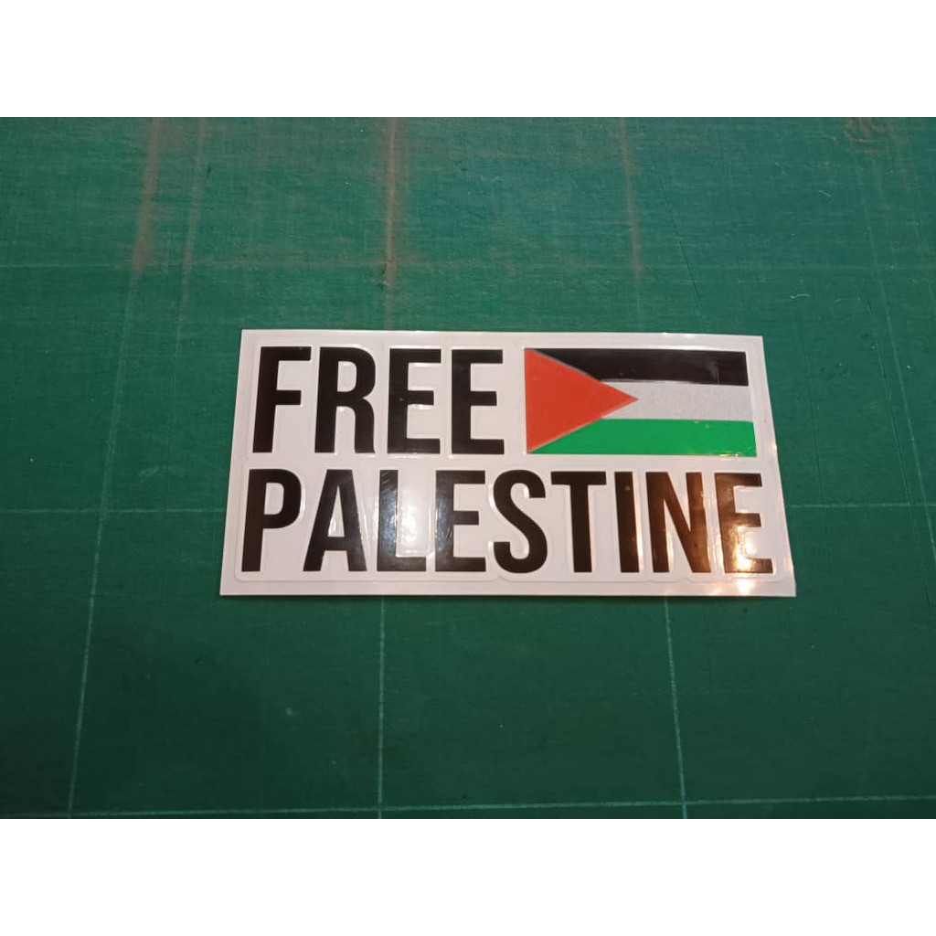Sticker Cutting FREE PALESTINE | Shopee Malaysia