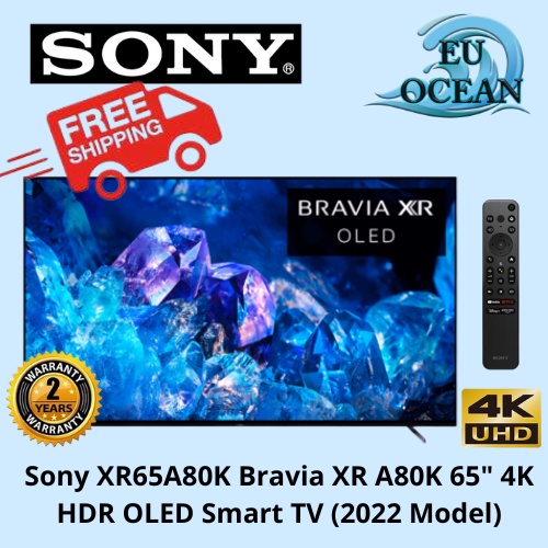 Sony XR65A80K Bravia XR A80K 65" 4K HDR OLED Smart TV (2022 Model) | Shopee Malaysia