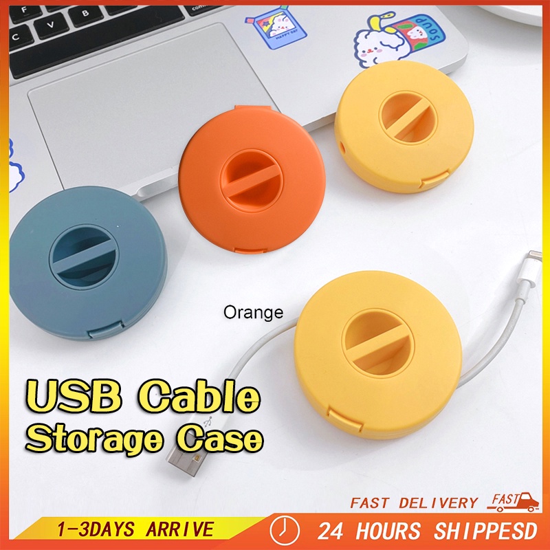 Cables Winder Rotatable Round Earphone Winder USB Cord Mobile Phone ...