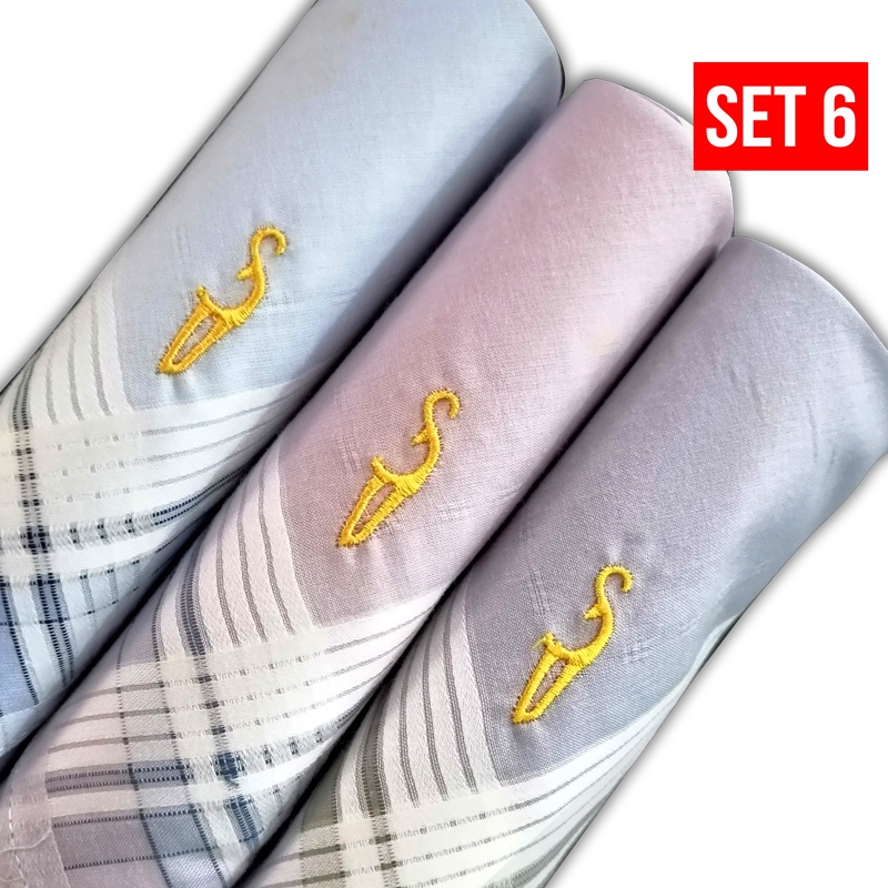 Sky Deer Men's Cotton Handkerchief Premium Gift Sapu Tangan Lelaki ...