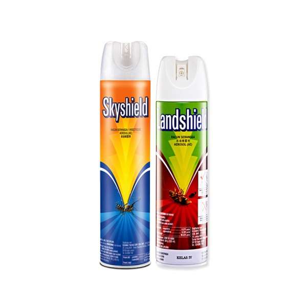 clearance Racun Serangga / Landshield / Skyshield Insecticide Aerosol - Kills Cockroach/Racun ...