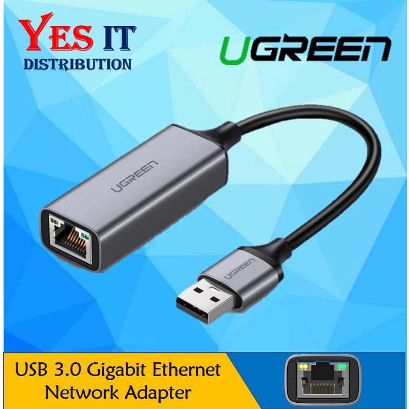 Ugreen USB 3.0 Gigabit Ethernet Network Adapter (20256) | Shopee Malaysia