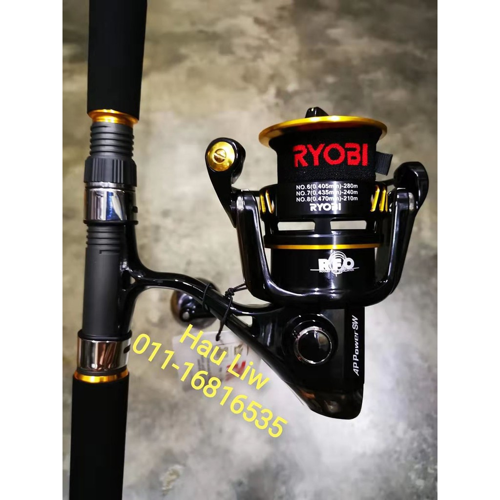 RYOBI AP POWER SW SPINNING REEL | Shopee Malaysia