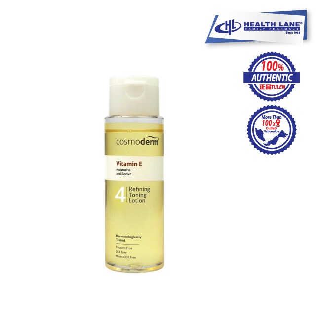 Cosmoderm Vitamin E Refining Toning Lotion (100ml) | Shopee Malaysia