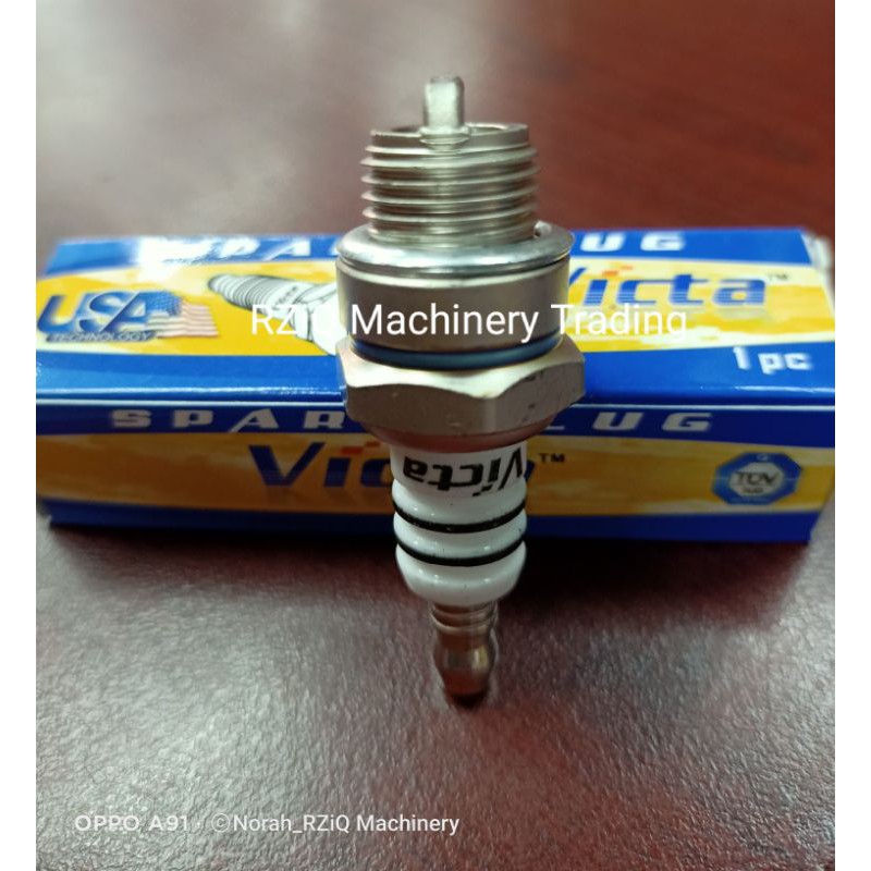 RZiQ VICTA Spark Plug (chainsaw/mesin rumput/hand blower/power sprayer ...