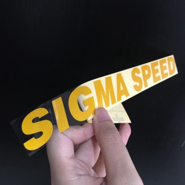 Quality SIGMA SPEED Car Sticker | Shopee Malaysia
