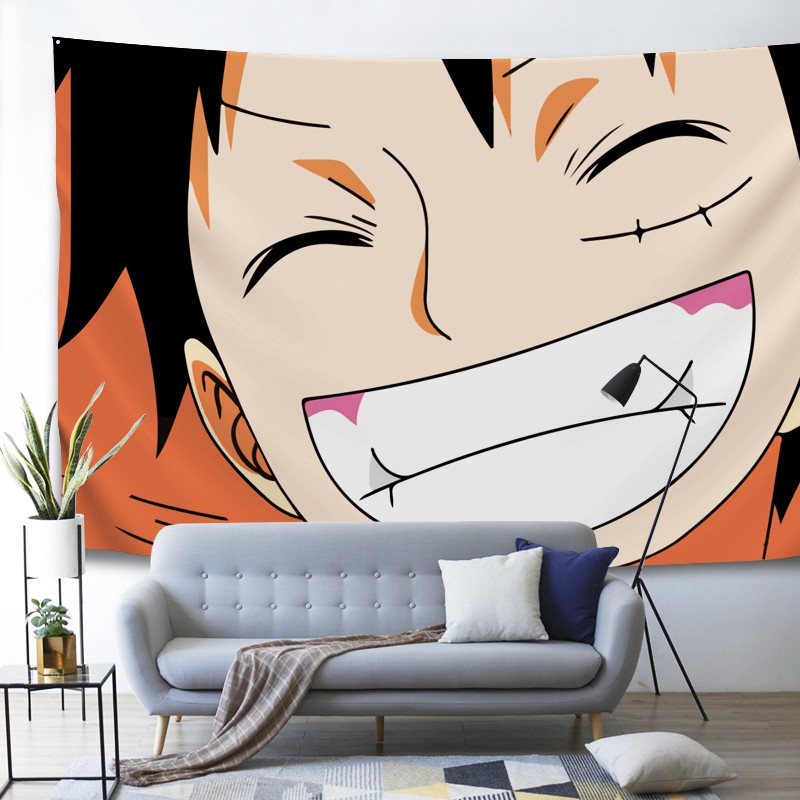 Kartun anime One Piece Luffy Sauron asrama pedani besar bilik tidur ...