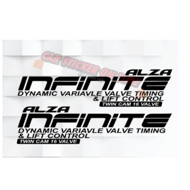 Sticker Pintu DVVT ALZA INFINITE | Shopee Malaysia