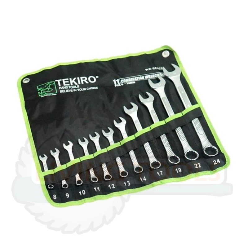 Tekiro Combination Wrench Set 11pcs Combination Wrench TEKIRO 8-24mm ...