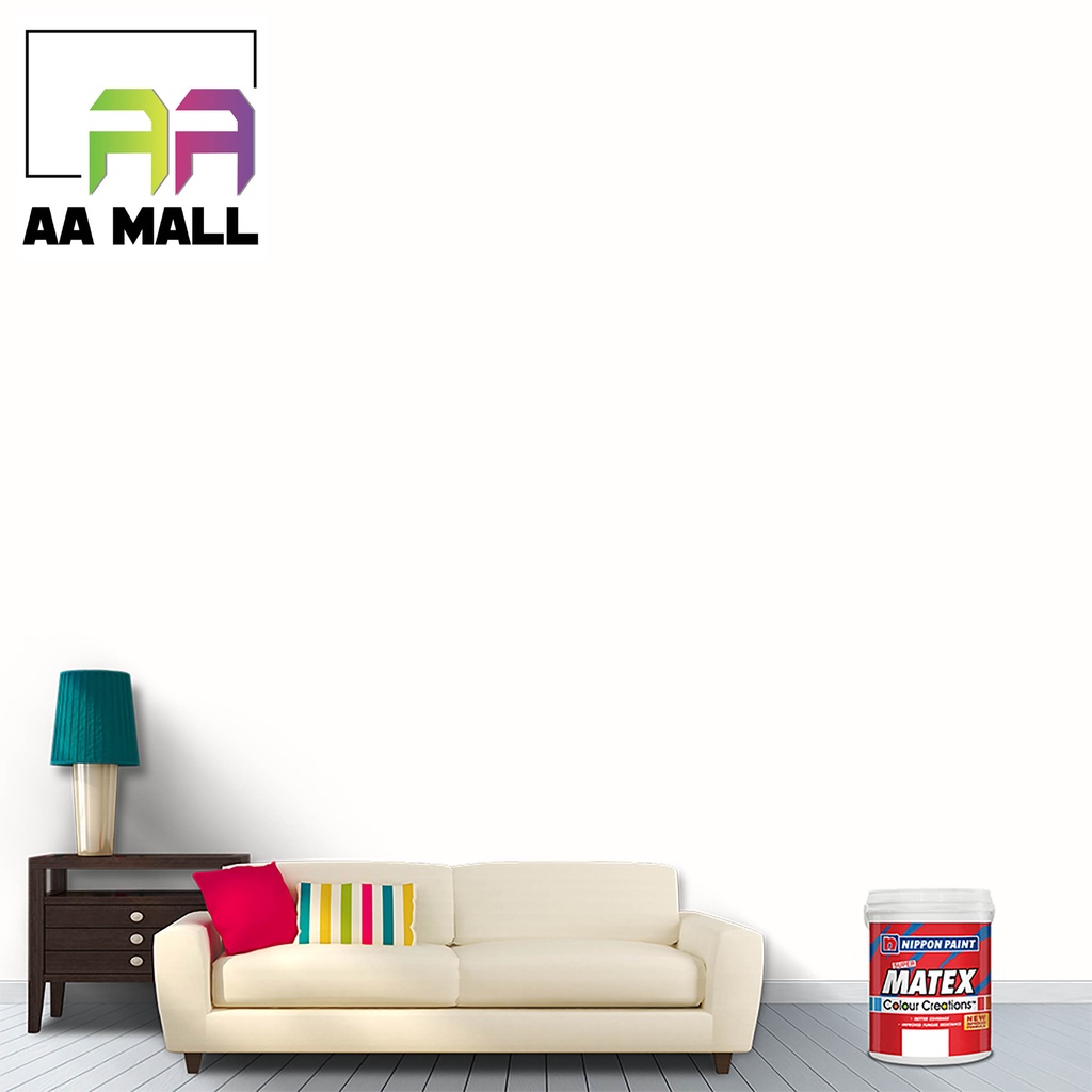 5 Litre | 5L Nippon Paint Interior Super Matex White 145 | Shopee Malaysia