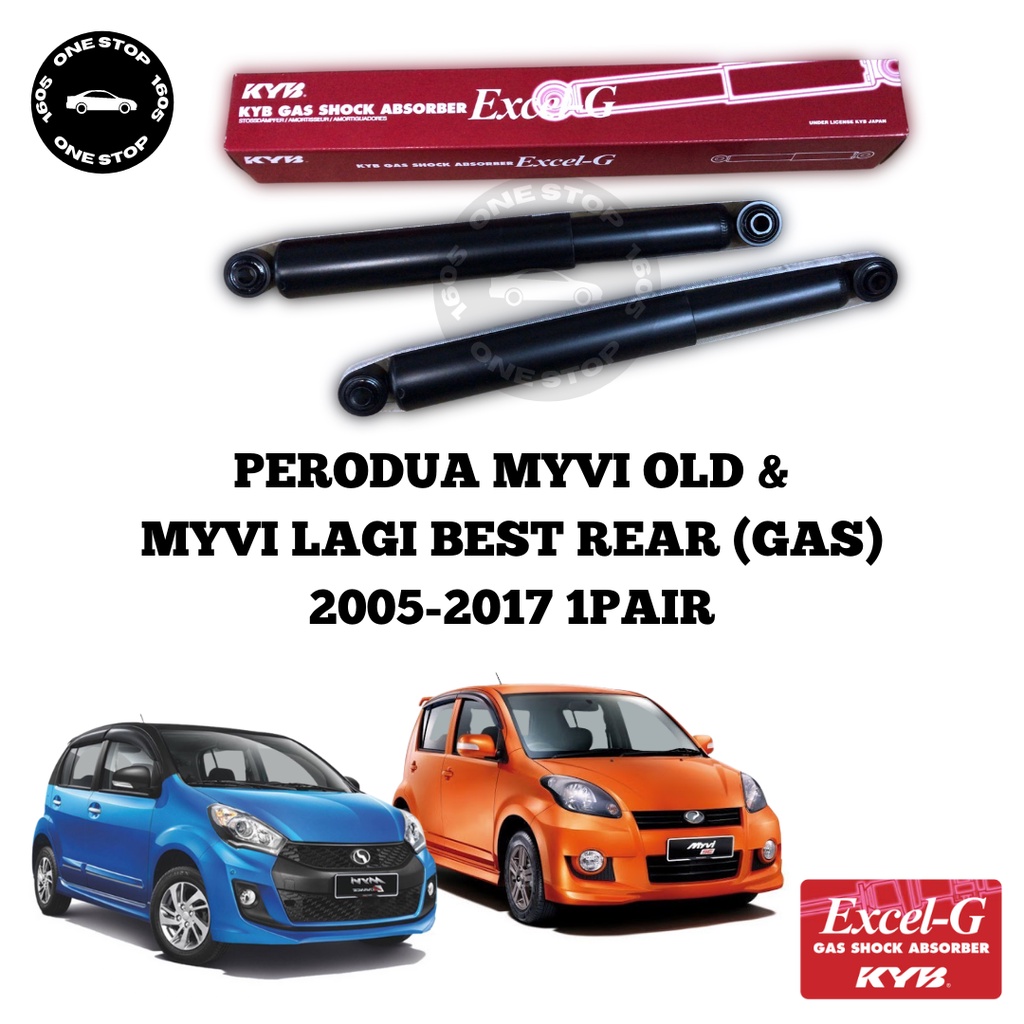 PERODUA MYVI OLD & MYVI LAGI BEST 1.3 1.5 MYVI GEN3 D20N 2005-2021 BELAKANG/REAR KYB KAYABA ...