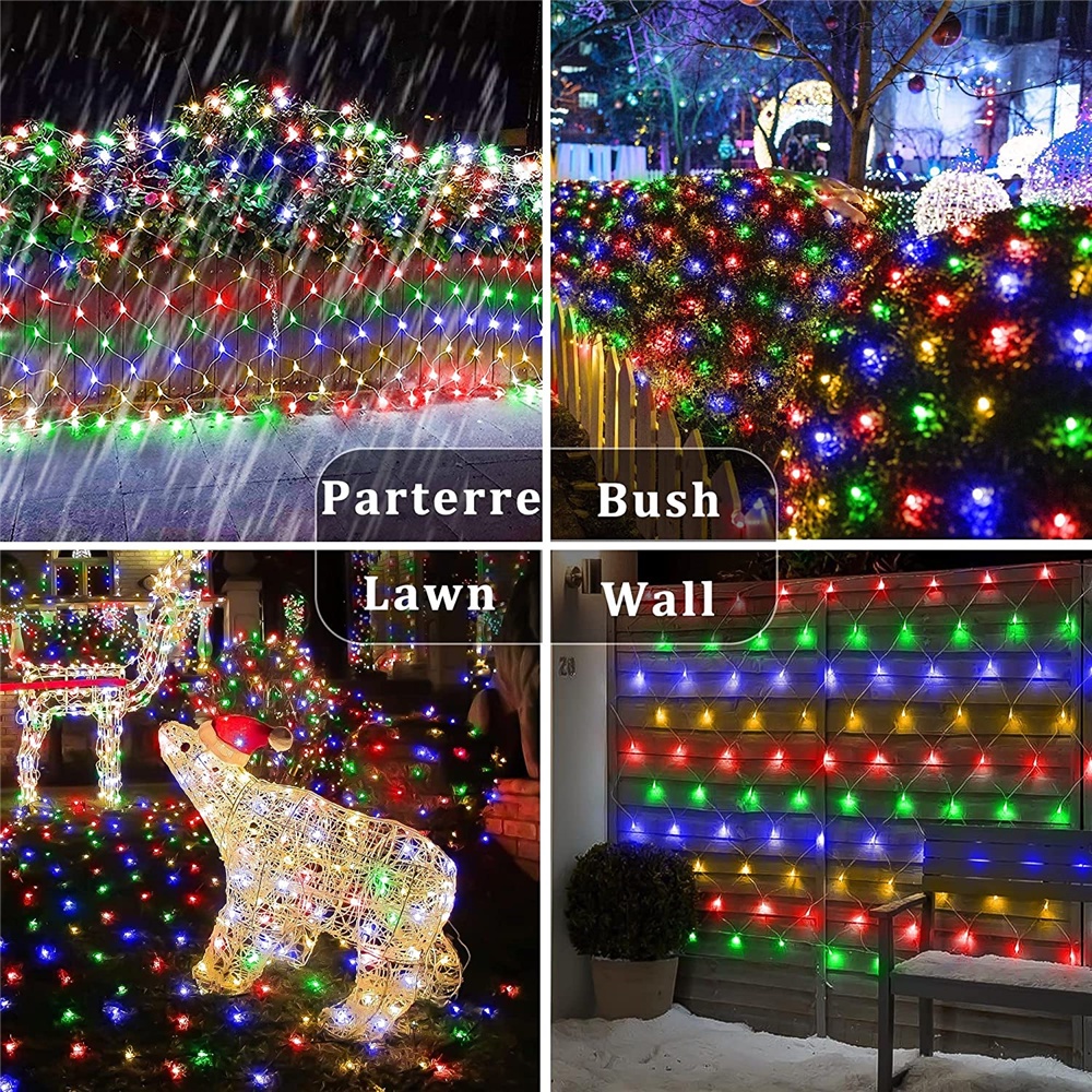 Lampu Raya LED Net Mesh Light 3x2M 214LED Hari Raya Lights Strip LED ...