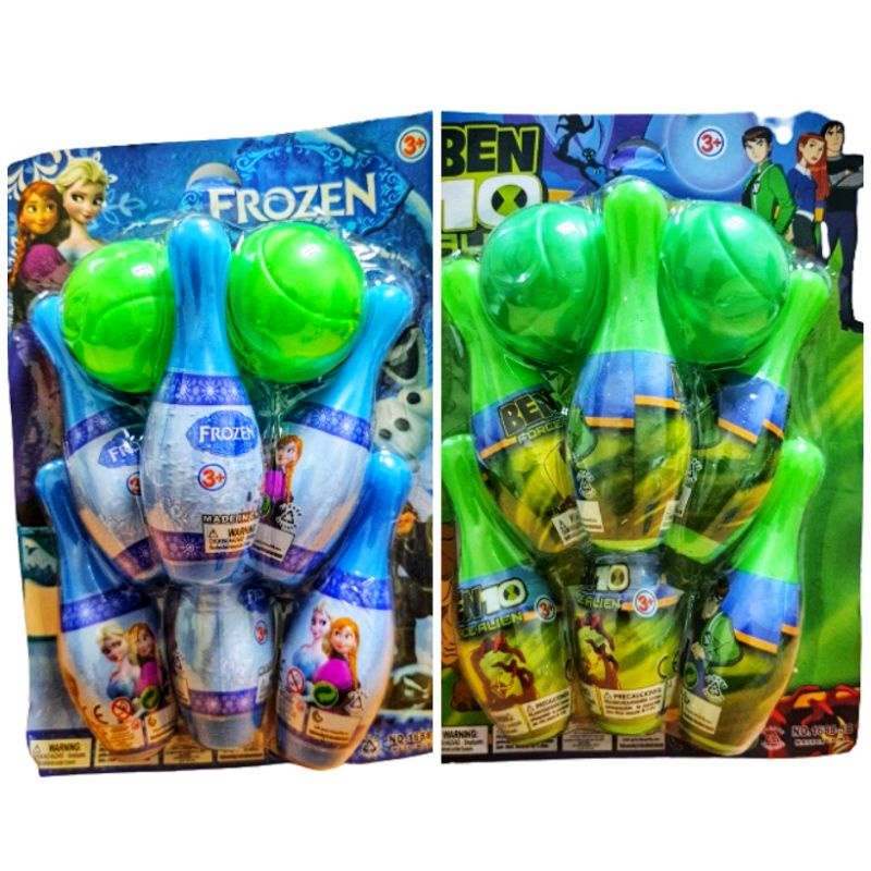 Ready Stock ☆☆Mini Tenpin Bowling Playset/ Mainan Bowling cartoon kanak ...