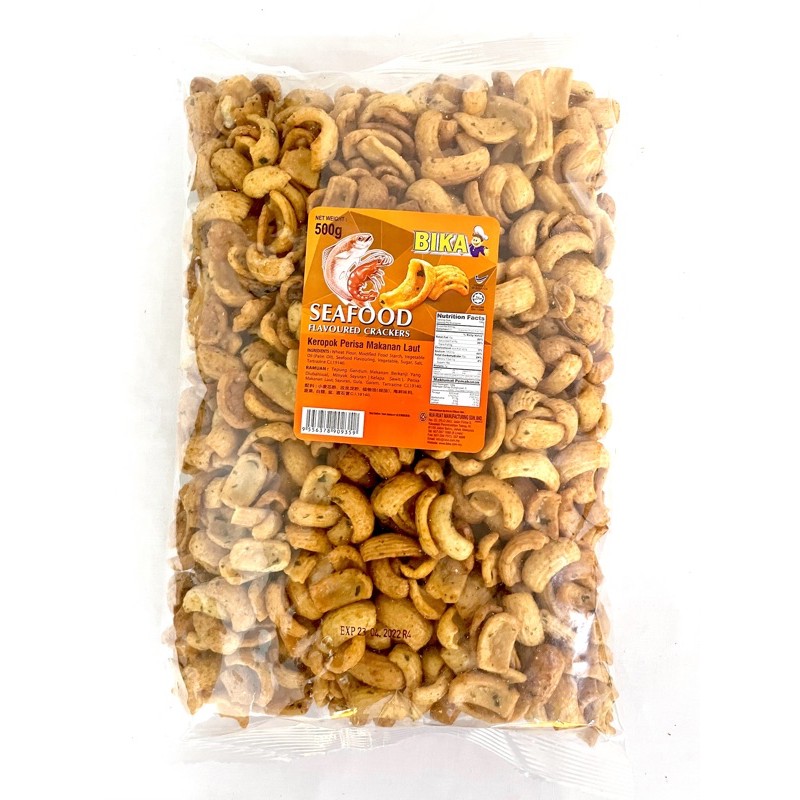 Bika 500gm Seafood Crakers Childhood Snack Kedai Borong Jajan Virus ...