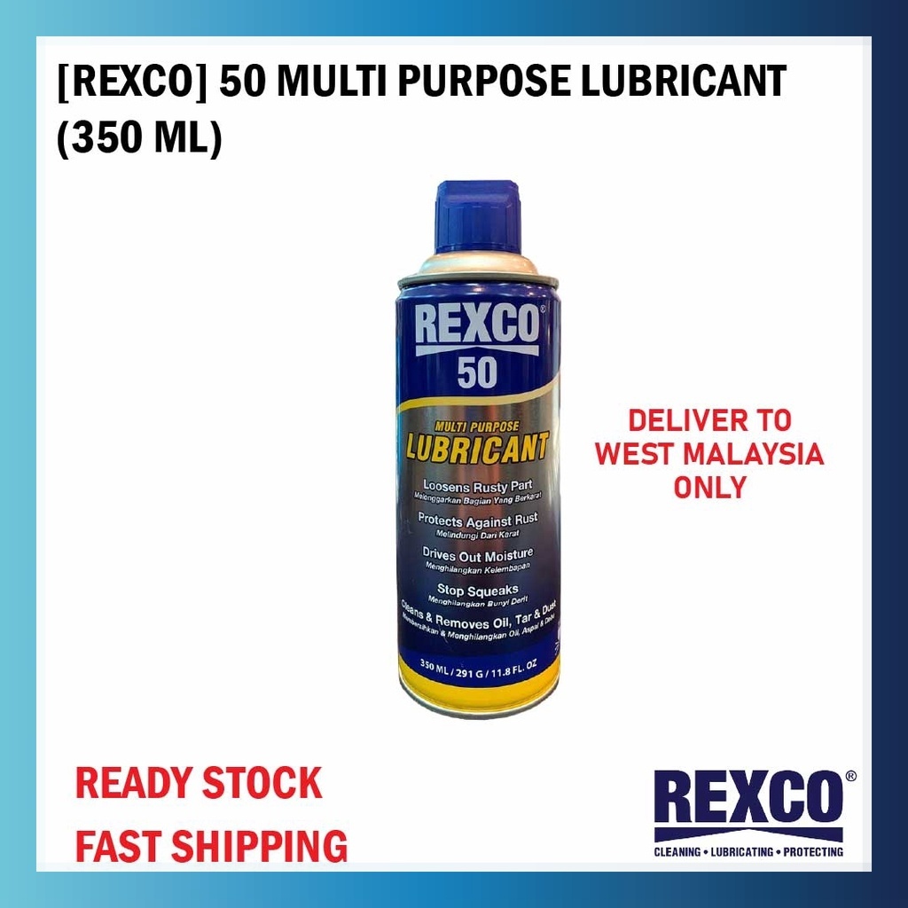 REXCO 50 MULTI PURPOSE LUBRICANT SPRAY BESI 350ML | Shopee Malaysia