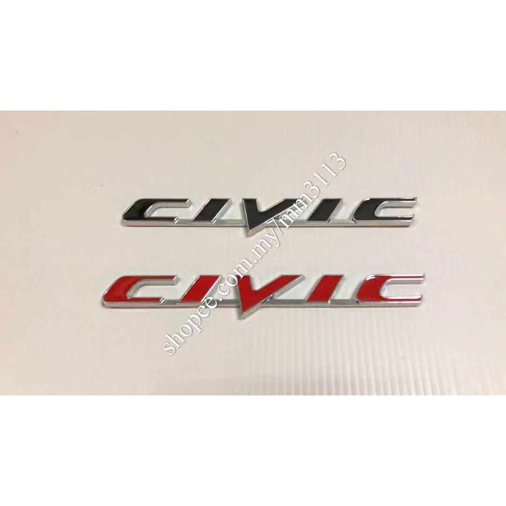 EMBLEM LOGO HONDA CIVIC FD | Shopee Malaysia