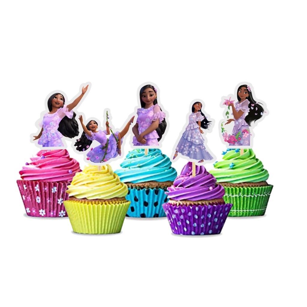 ENCANTO Isabela Cupcake topper 25pcs | Shopee Malaysia