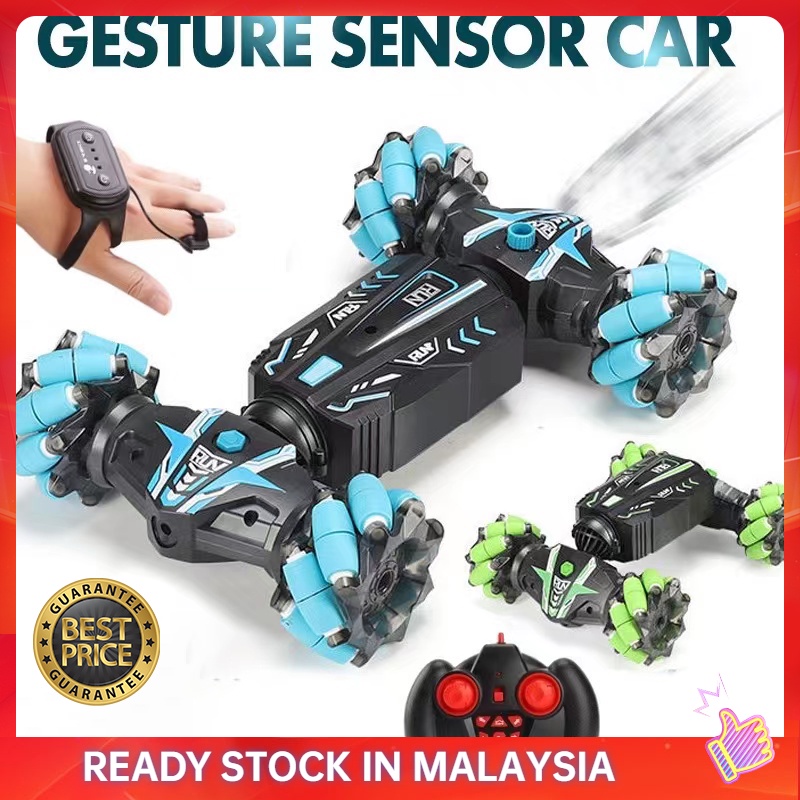 Full LED Hand Sensor Rc Gesture Stunt Car Watch Control Stunt Car Hand ...
