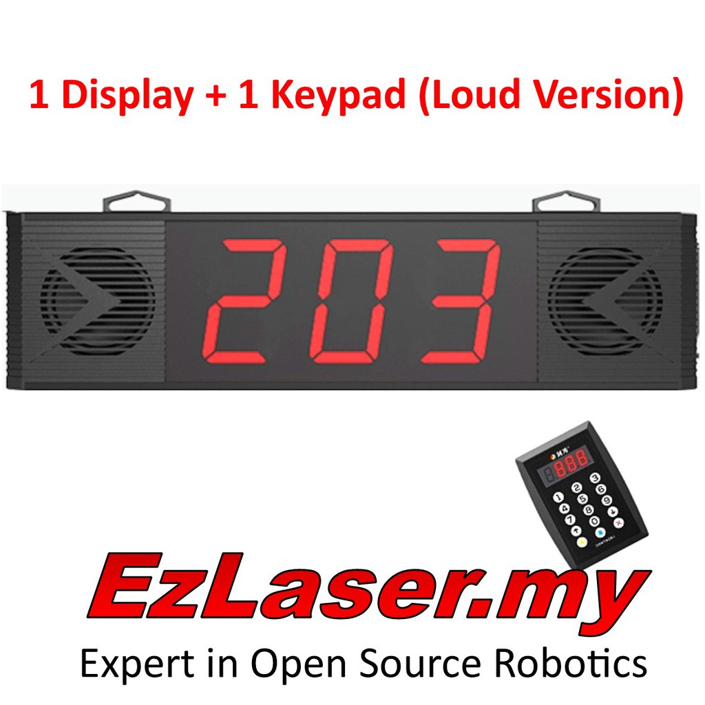 Paparan Giliran - Bubble Tea Cafe Wireless Numbering Queue Food Drink Pick Up Collect Number ...