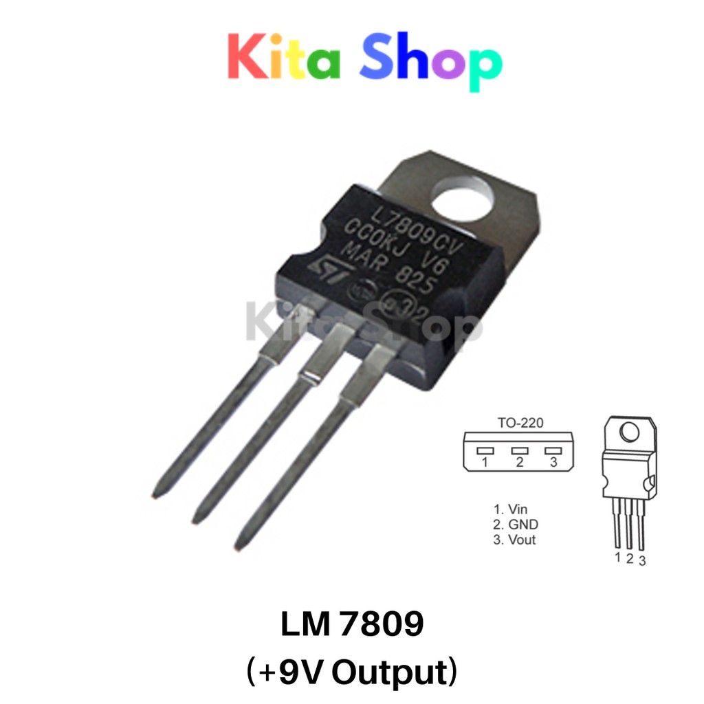 Voltage Regulator (LM7809 : +9V Output) | Shopee Malaysia