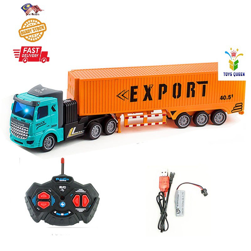 Remote Control 1:48 Scale Dump Truck Container Gas Truck Kids Toy ...
