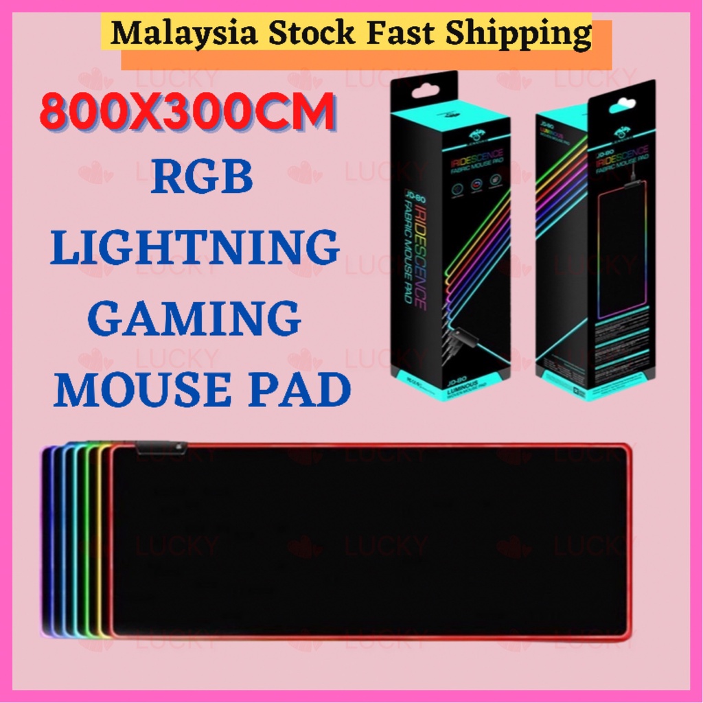 RGB Lighting Gaming Mouse Pad Large Size Waterproof Usb Rgb Mouse Pad ...