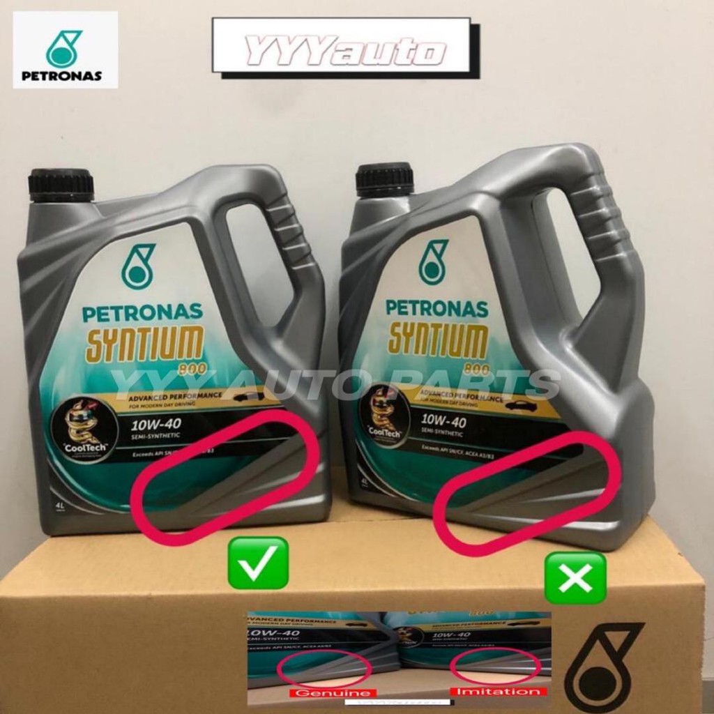 Petronas Syntium 800 10W-40 (10W40) Semi Fully Synthetic Syntium 3000 ...