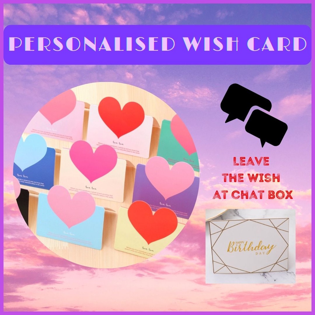 Personalised Wish Greeting Card Love Birthday Gift Wish All The Best ...