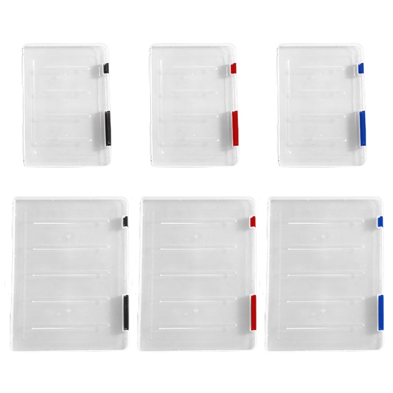 Stat Waterproof File Storage Boxes Portable PP Transparent Document ...