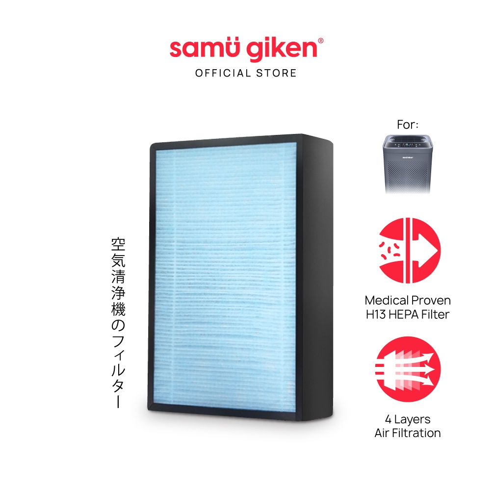 Samu Giken Penapis HEPA untuk Pembersih Udara | HEPA Filter for Home Air Purifier, for Model ...