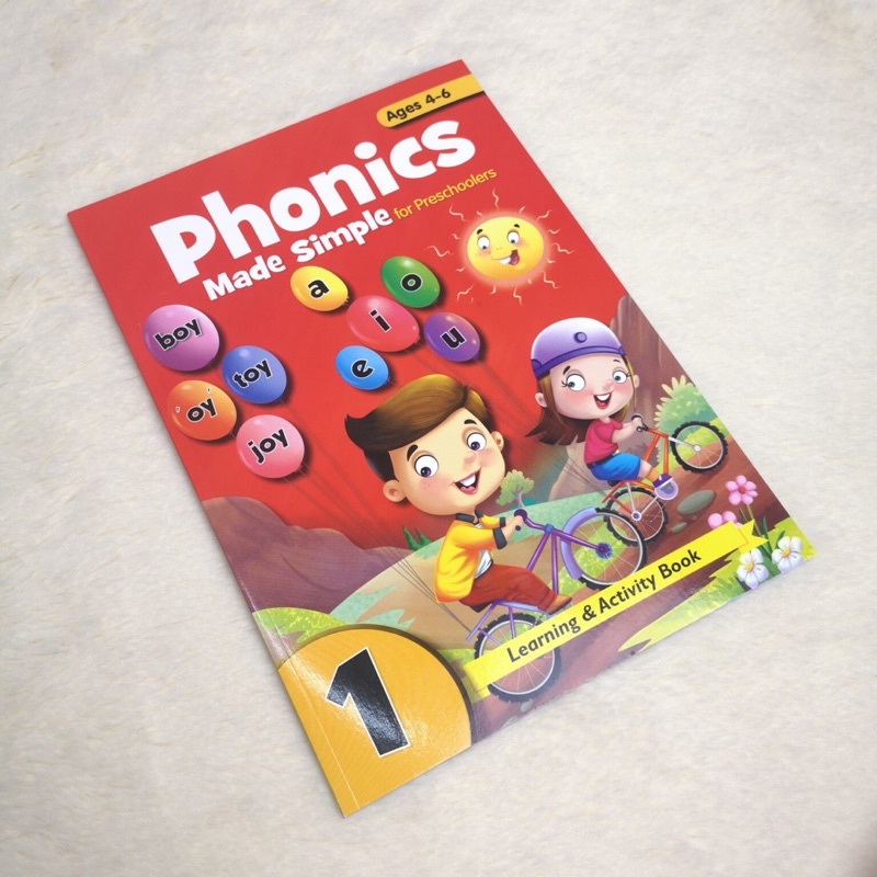 PHONICS MADE SIMPLE FOR PRESCHOOLS LEARNING & ACTIVITY BOOKS | Shopee ...
