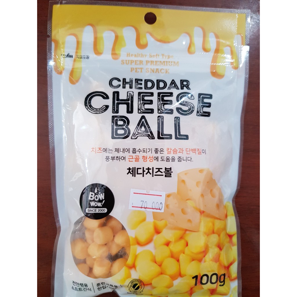 Bow BOW dog cheese balls 100g pack | Shopee Malaysia