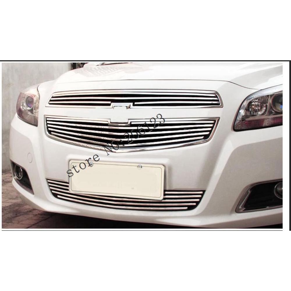 Quality Stainless steel Car front bumper Mesh Grille Around Trim Racing ...