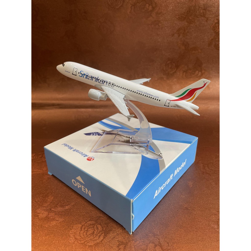SriLankan Airlines A320 Aircraft Model 16cm Die-cast Metal Airplane ...