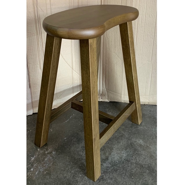 Designer Kidney Wooden Stool (Korean Design) | Shopee Malaysia