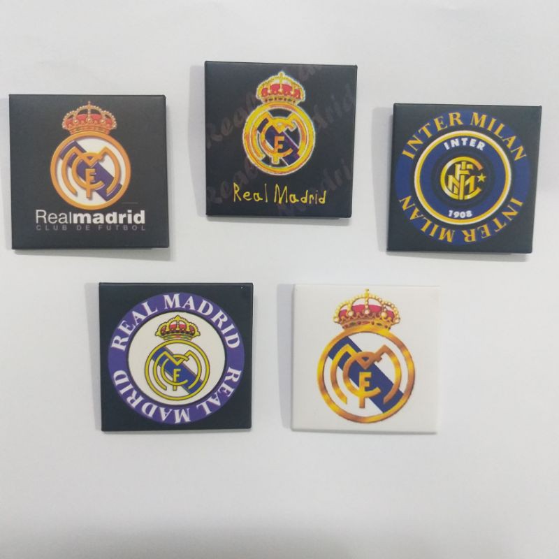 Football Club Square Pin Badges (40mm x 40mm) | Shopee Malaysia