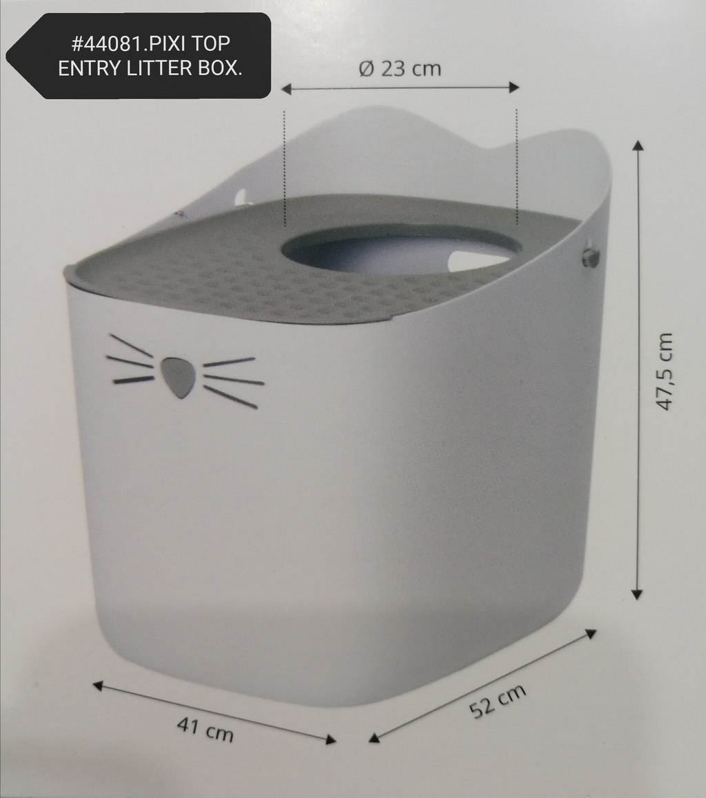 44081 Catit Pixi Top Entry Litter Box Cat Sand Toilet Tandas Pasir ...