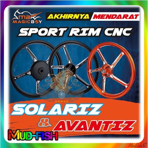 MAGIC BOY FG 511 SPORT RIM FOR YAMAHA SOLARIZ / AVANTIZ / EGO-LC (140 X ...