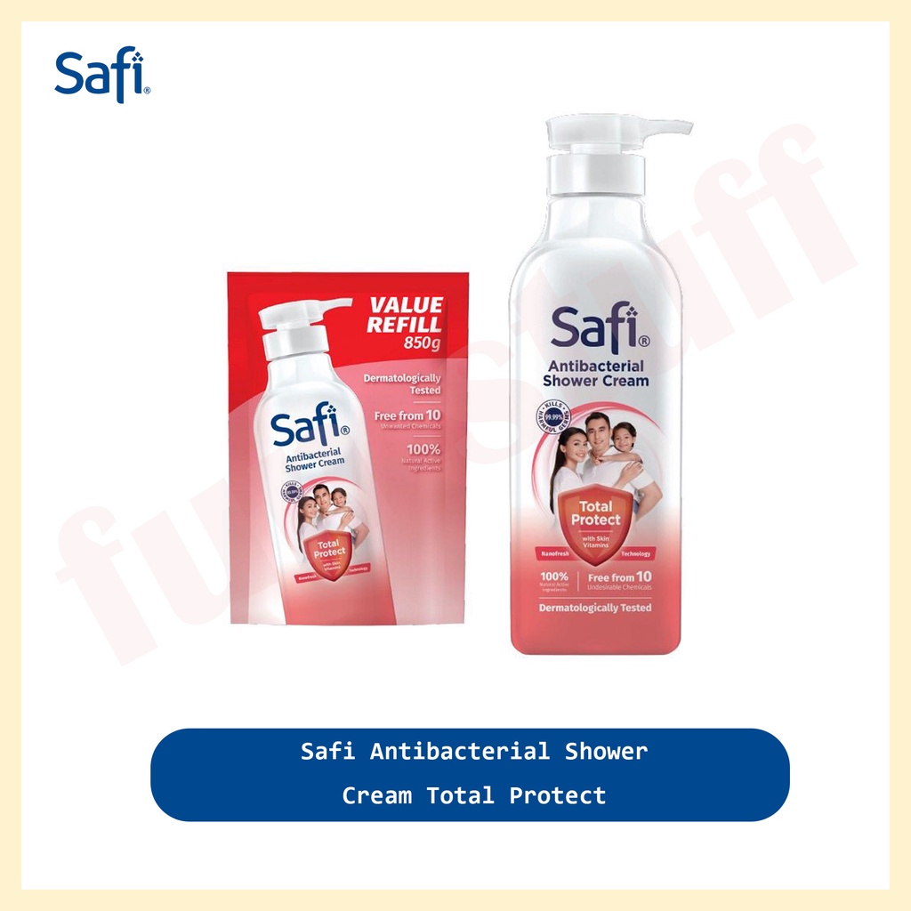 SAFI Antibacterial Shower Cream Total Protect (975g/850g) | Shopee Malaysia
