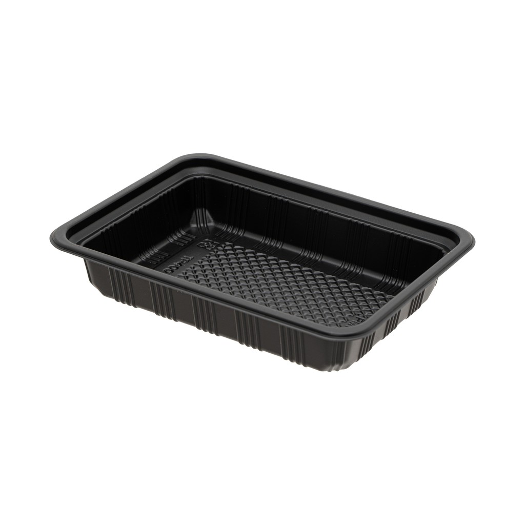 TP400BPP TPP Plastic Tray / Disposable Tray - (Black) [100 pcs ...