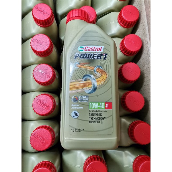 New Stock Castrol 💯 original Castrol Power 1 10w40 Castrol POWER1 4T ...