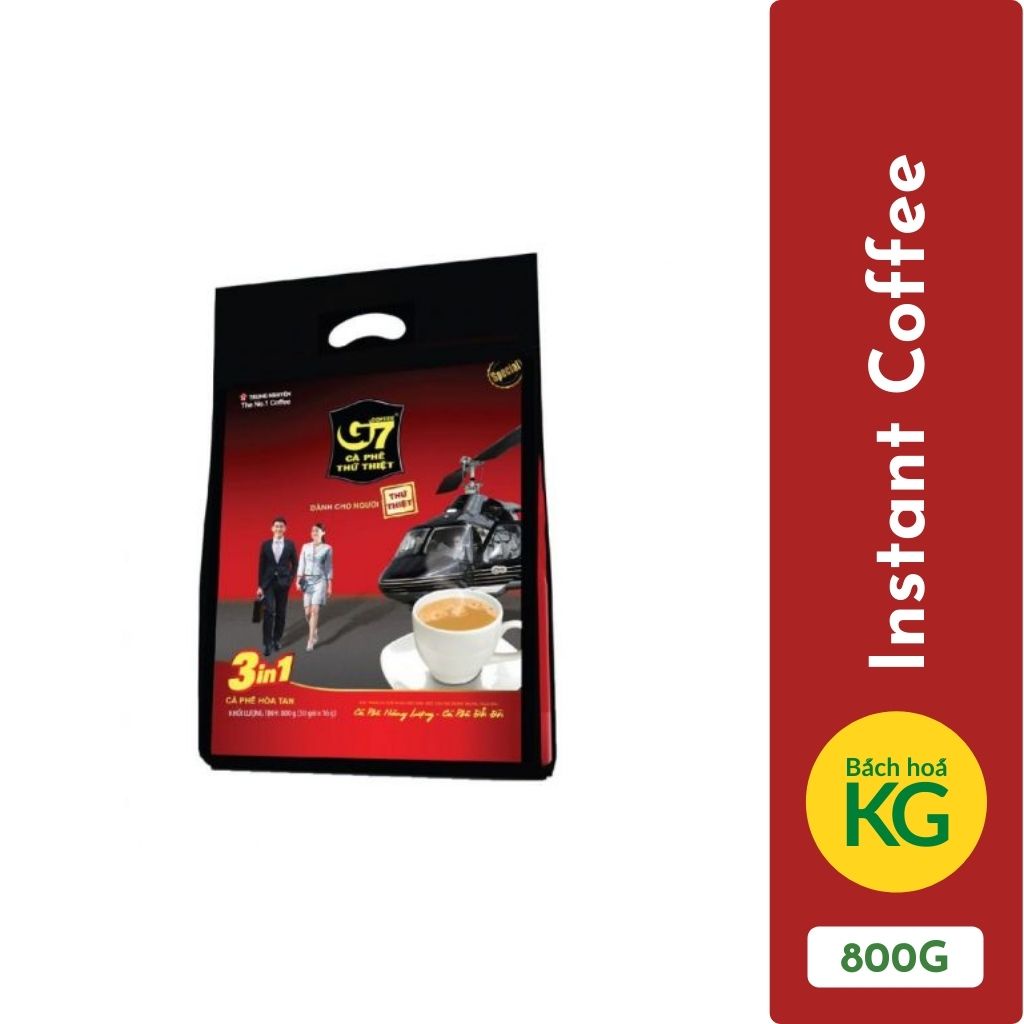 G7 3in1 Coffee 800g (50 sachets x 16g) Trung Nguyen - Cà phê G7 - Kopi G7 3in1 - 咖啡 - KG Vietnam ...