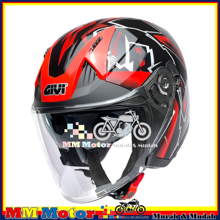GIVI HELMET M35.0 SCUDO OPEN FACE 2022 LATEST NEW LAUNCHED EUROPEAN ...